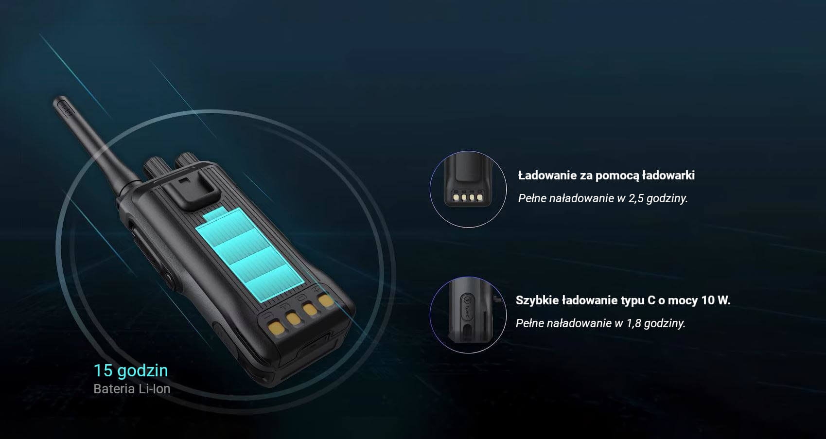Radiotelefon przenośny Hytera HP565 Hydronetka998